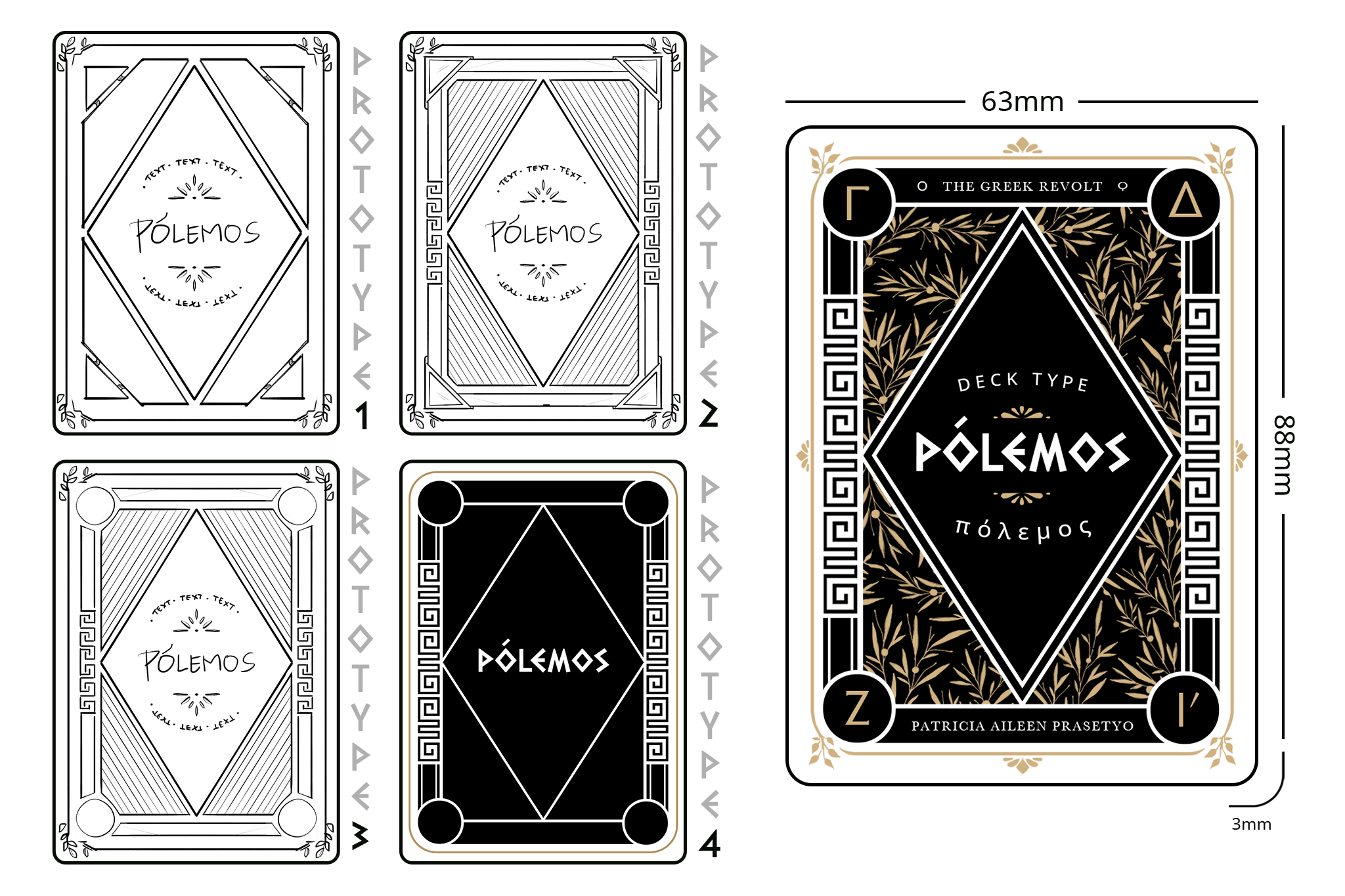 Pólemos: A Greek Mythology Deck Building Game