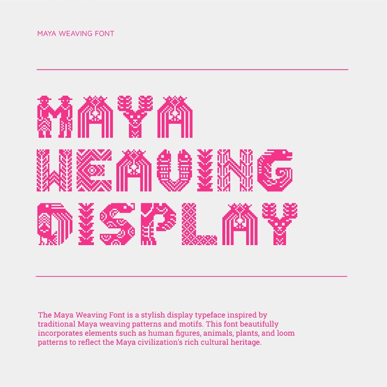 Creating A Mayan-Inspired Font