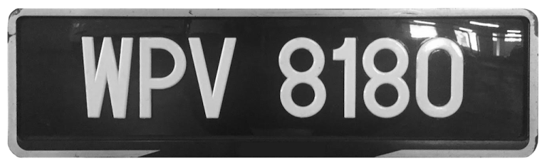 JPJ 1: A Standardised Number Plate Typeface for Malaysia