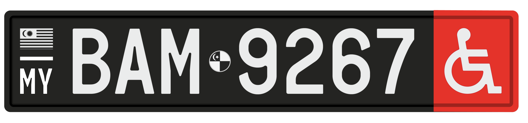 JPJ 1: A Standardised Number Plate Typeface for Malaysia
