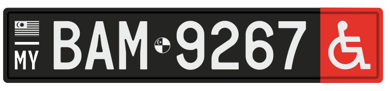 JPJ 1: A Standardised Number Plate Typeface for Malaysia