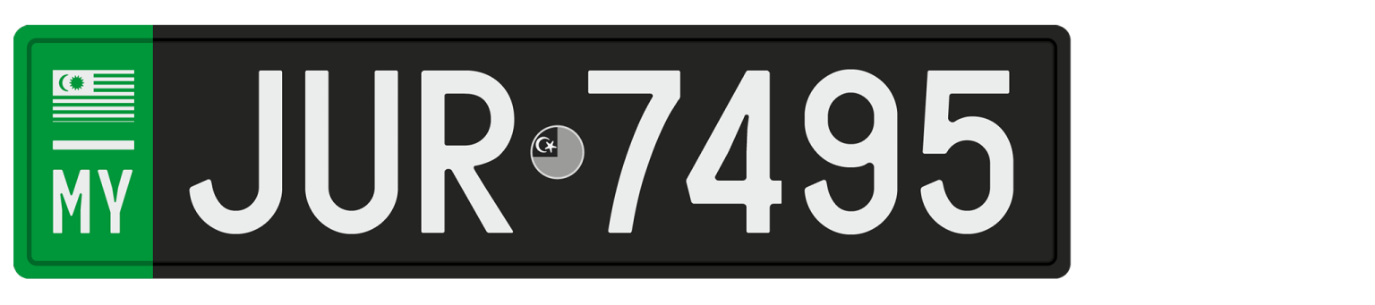 JPJ 1: A Standardised Number Plate Typeface for Malaysia