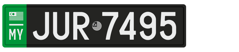 JPJ 1: A Standardised Number Plate Typeface for Malaysia