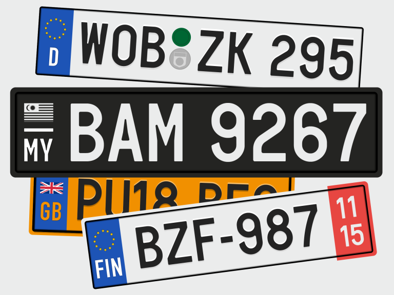 JPJ 1: A Standardised Number Plate Typeface for Malaysia