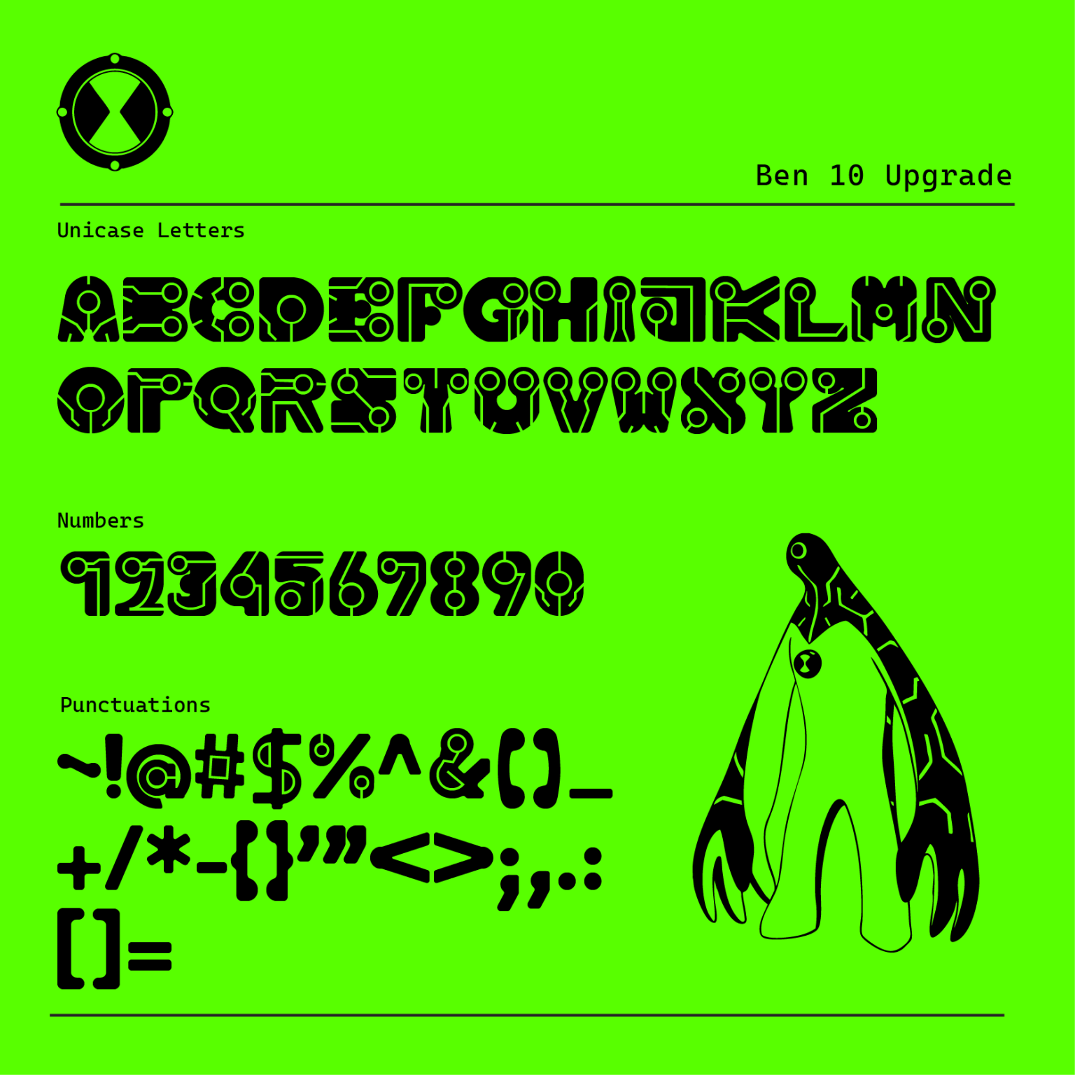 Making of the ‘Ben 10 Upgrade’ Font - A Nostalgic Journey into my ...