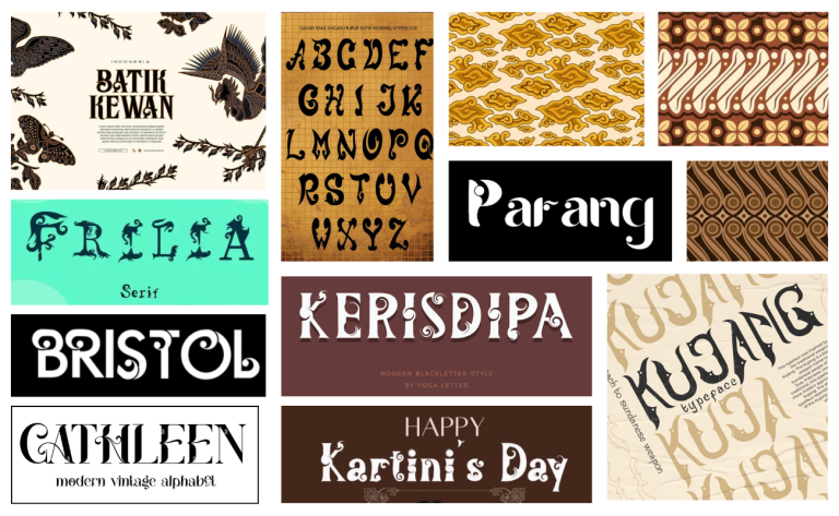 Letters of Heritage: Designing a Batik Font
