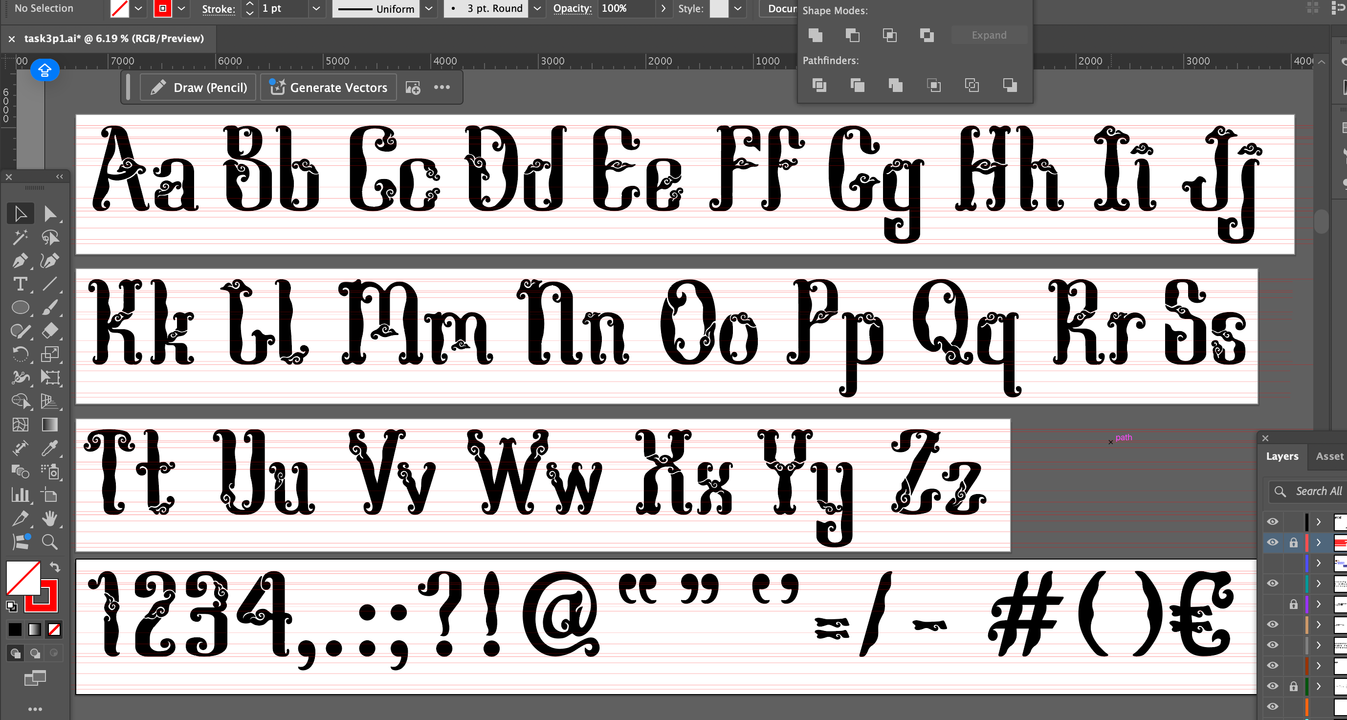 Letters of Heritage: Designing a Batik Font